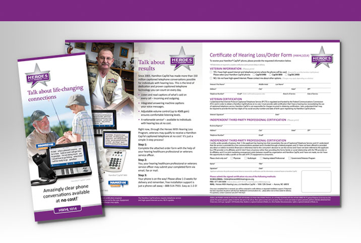 Heroes With Hearing Loss® Product Brochure - Heroes With Hearing Loss